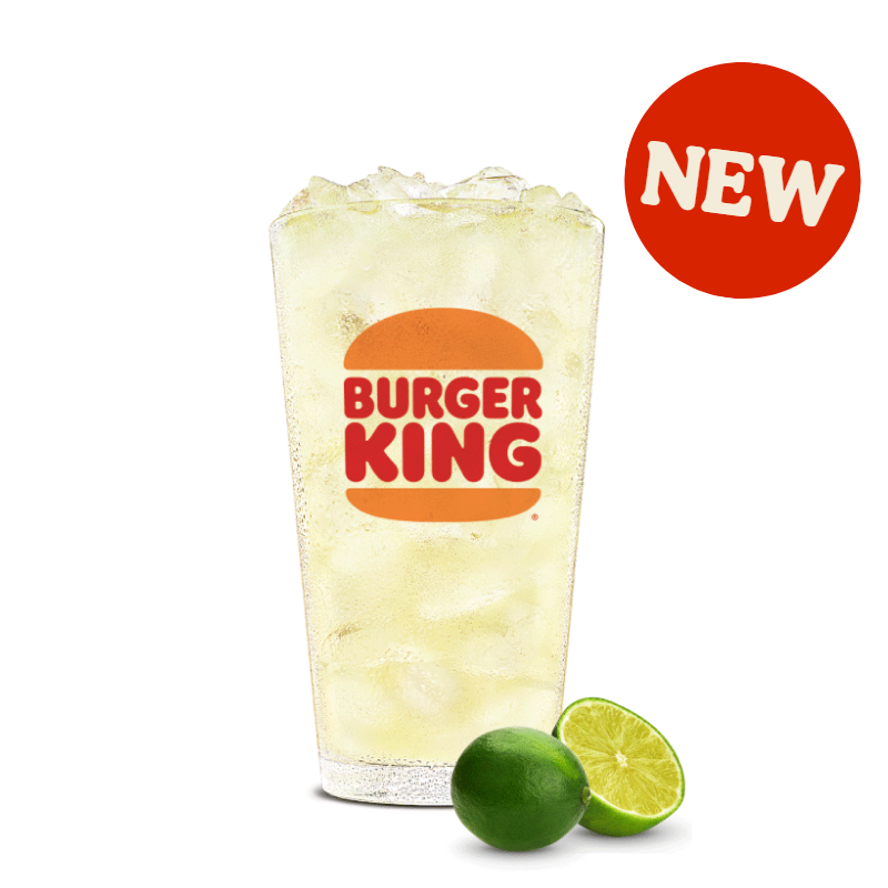 Drinks at burger king store